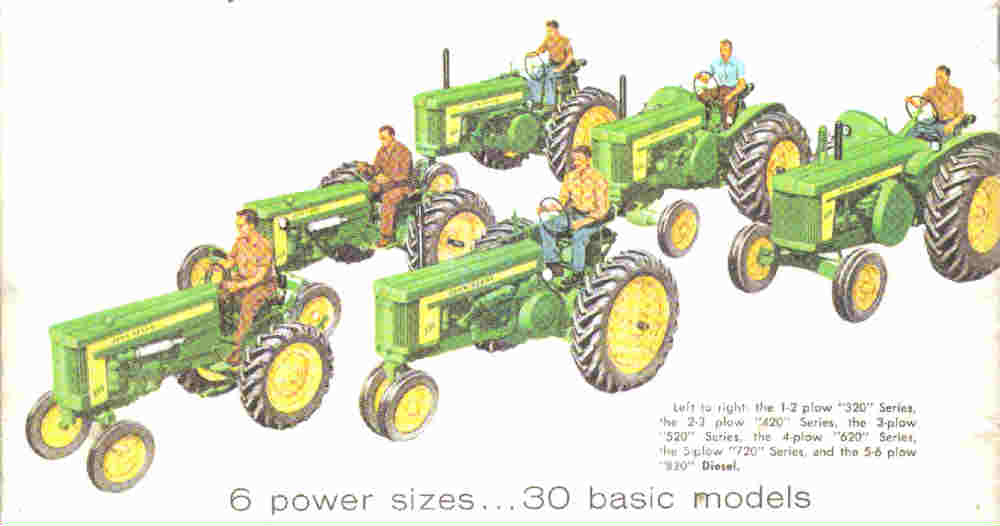 The John Deere 620 Tractor offered bigger profits to Farmers